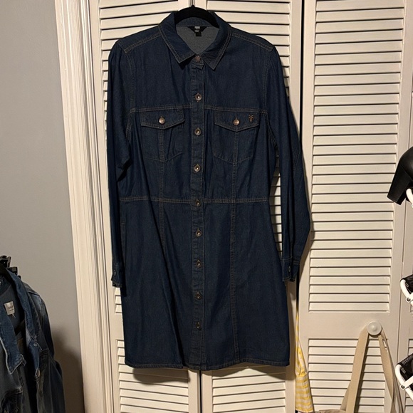 Frye | Dresses | Frye Blue Denim Shirt | Poshmark